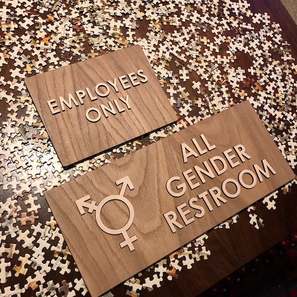 Employees Only Office Lettered Sign - Private Keep Out - Staff Only ...