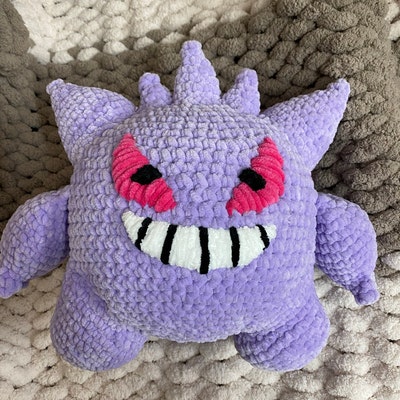 CROCHET PATTERN Gengar Amigurumi Pokemon PDF File - Etsy