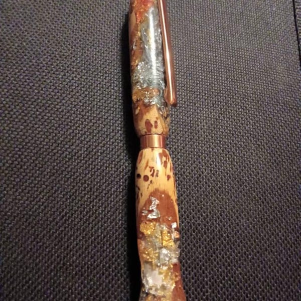 Weinrebe & Alumilite (Gold, Silber, Blattkupfer) Wertlose Holz Hybrid ...