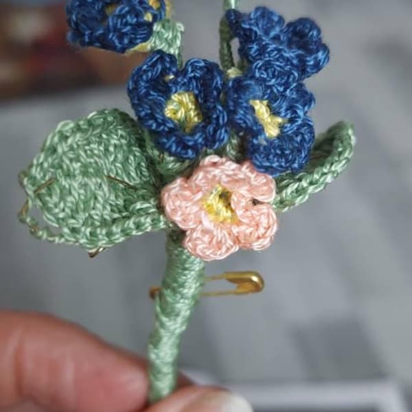 Crochet Pattern - THISTLE Flower Bouquet - Level 9 - Etsy