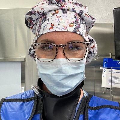 Face-lift Markings Scrub Cap, Plastic Surgeon Hat, Cosmetic Surgery ...