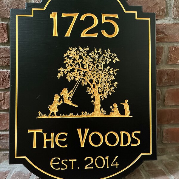 Personalized Family Name Outdoor Sign, Custom Mountain Retreat Sign ...