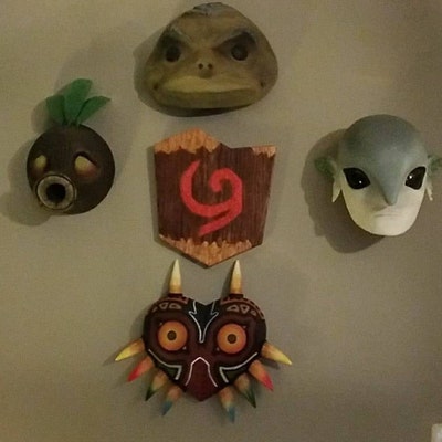 Legend of Zelda Inspired Mask Set - Etsy