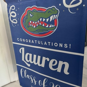 Custom College Bound Yard Flag, Custom College Sign, College Garden ...