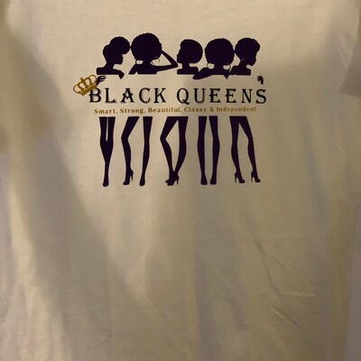 Black Women Holding Banner Nubian Princess Afro Hair African American ...