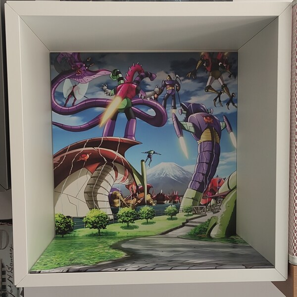 Dragon Ball Z: Fusion Diorama Backdrop for IKEA Detolf / Blaliden - Etsy