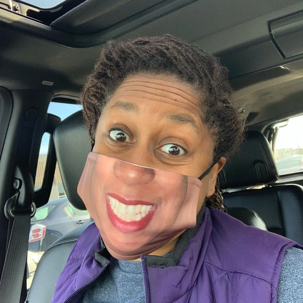 My Face - Selfie Custom Face Masks W/ Two Filter Inserts & Nose Wire - Etsy