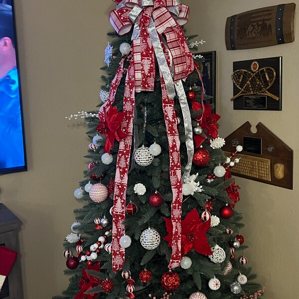 Black White Red Ribbon, Buffalo Check Ribbon, Plaid Ribbon, 4 Premium ...