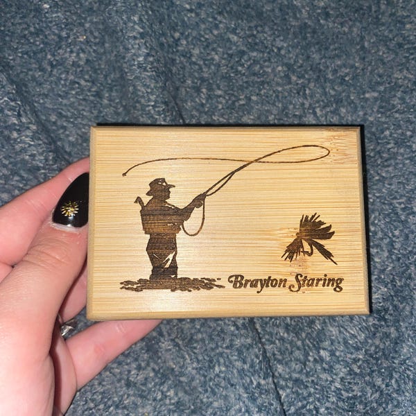 Custom Fly Fishing Box - Includes 2 Free Flies! - Etsy