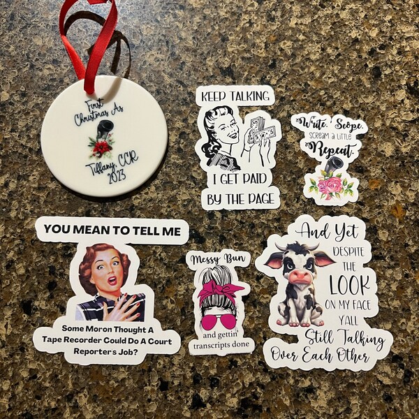 Court Reporter Steno Keyboard With Letters Sticker Decal for Steno ...