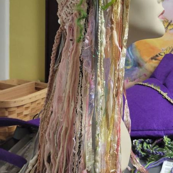 Dryad Fantasy Elements 12yd 6x2 Fiber Art Yarn Bundle . Bronze Moss ...