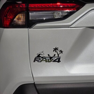Toyota Rav4 Badge Decal Beach Wave - Etsy