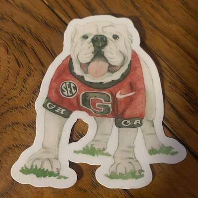 Georgia Dog College Football Mascot Athens GA Digital Only Printable ...