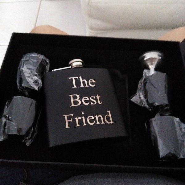 Custom Flask, Best Man Gift, Wedding Party Gift Flasks, Personalized ...