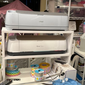 Vinyl Roll Holder Organizer, HTV Roll Wall Storage Rack, Craft Room ...