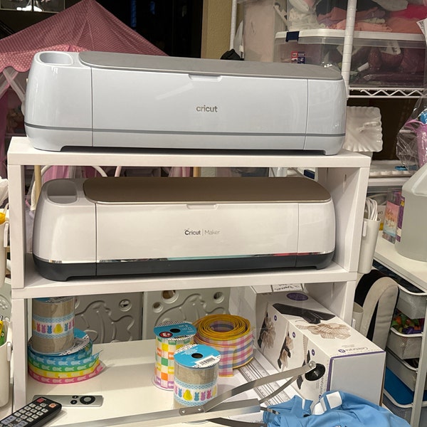 Double Stand for Cricut Maker and Explore Air Machines, Organizer Shelf ...