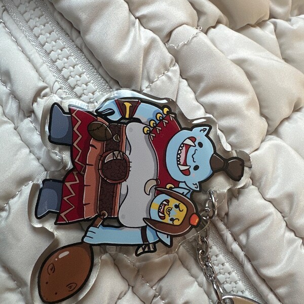 Chibi Agents Acrylic Keychain, Gaming Acrylic Charm, Gift for Gamer ...