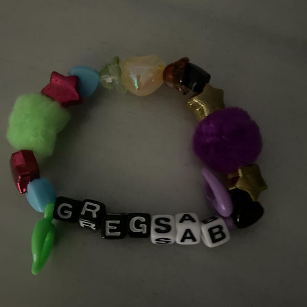 Custom Character/fandom/name Kandi Bracelets - Etsy