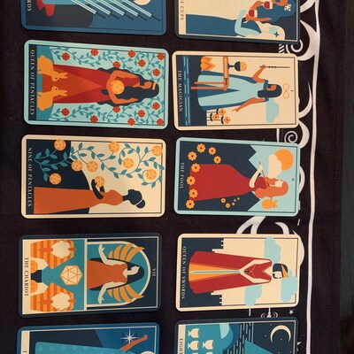 Simple Earth Tarot Deck Original Artwork Illustrated Tarot Deck With ...