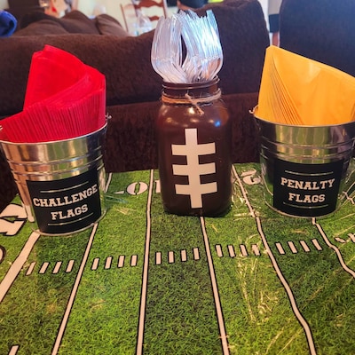 Penalty Flag Sticker Challenge Flag Sticker Custom Stickers Super Bowl ...