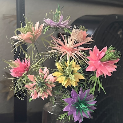 Cosmos 3D Paper Flower Template & Tutorial, SVG Template for Cricut and ...