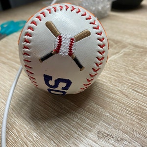 Baseball Embroidery Design. Mini Baseball Bat. Baseball Bat Embroidery ...