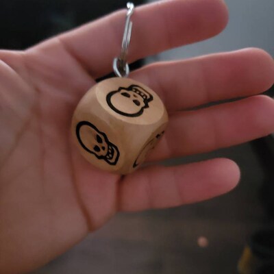 Dice Holder and Dice Roller Scroll in Wood and Leather for - Etsy