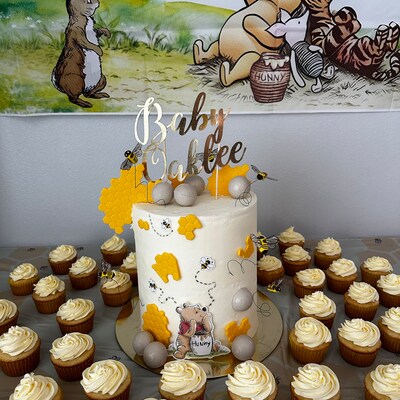 Honey Bear Watercolor Digital Clipart, Bear With Honey Pot Png, Honey ...