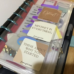 Mini Happy Planner Pouch Skinny Mini Clear Sticker Storage - Etsy