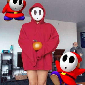 Shy Guy Mask - Etsy