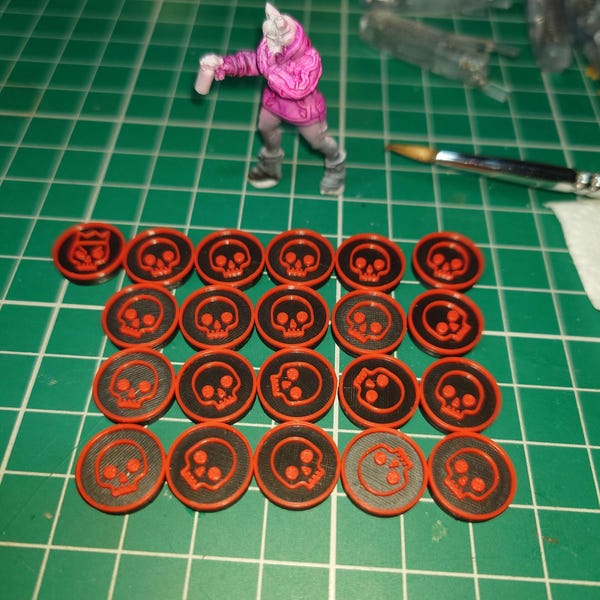 DND Condition Ring Set (65) - Status Effect Markers - Etsy