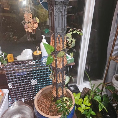 Gothic Tower Stackable Moss Pole Stls for 3D Printing, Plant Totem ...