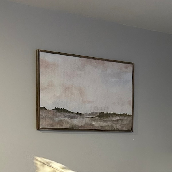 Muted Sky Landscape Art: Modern Neutral Wall Decor | 245 - Etsy