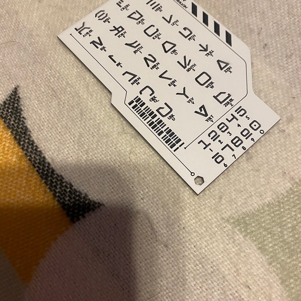 Star Wars Galaxy's Edge Inspired Aurebesh Translator Card - Etsy