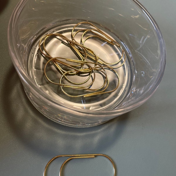 Extra Wide Jumbo Planner Paper Clips | Large PAPERCLIP - Black - Rose ...