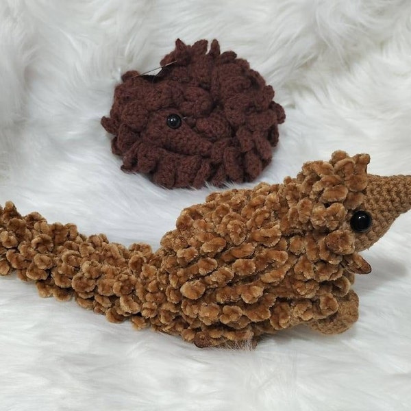Pascal the Pangolin Crochet Pattern | Posable Amigurumi Toy Pattern - Etsy