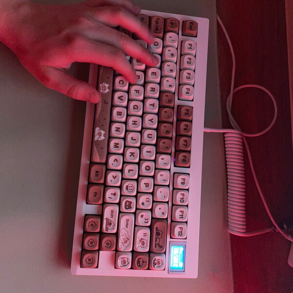 Bear Story Keycap Set FOA/XOA Profile Keycap Set Kawaii Bear Book ...