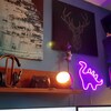 Cute Dinosaur Led Sign, Cute Dinosaur Neon Sign, Wall Decor, Game Room ...