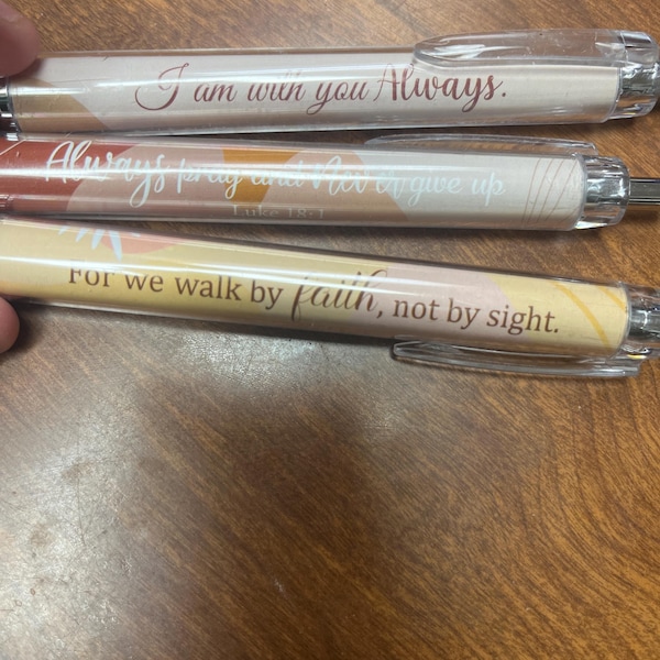Scripture Pens, Gift Set, Christian Ballpoint Pen Set, Pens for ...
