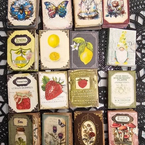 Mini Books, Lemons, Junk Journal, Yellow, Fruit, Lemon Journal, Summer ...