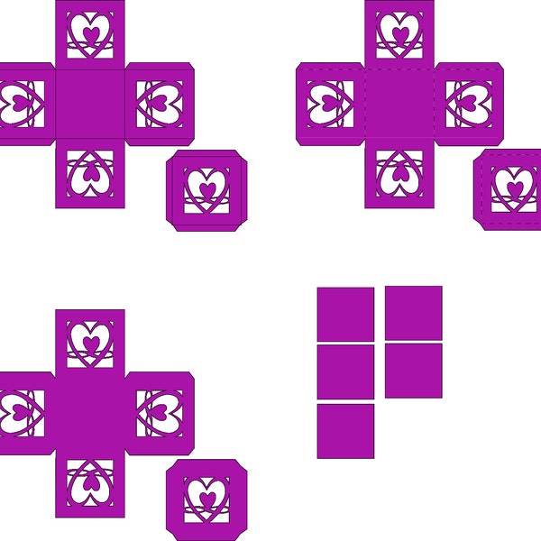 Teddy Bear Box Template - SVG Cut Files for Cricut or Silhouette Cameo ...