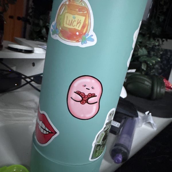 Blood Transfusion Bean Sticker- 4cm Gloss Sticker- Anemia, Iron ...