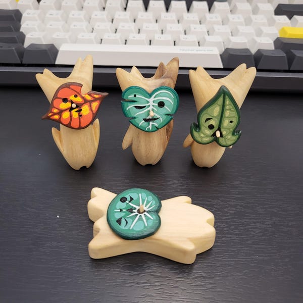 Zelda Wooden Korok BOTW TOTK Figurine Collection/ Gift 10cm Coquis - Etsy