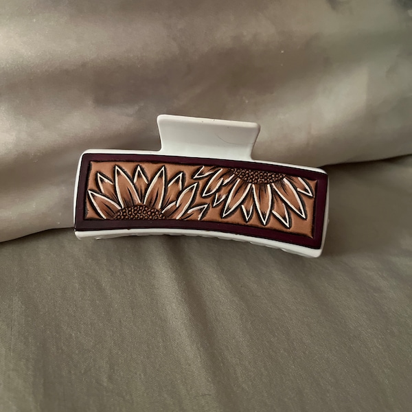 4” Hand Tooled Claw Clips - Etsy