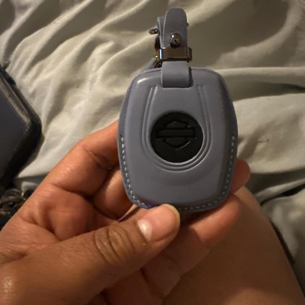 2025 Harley Key Fob Cover Leather Remote Case Handmade Fob Custom ...