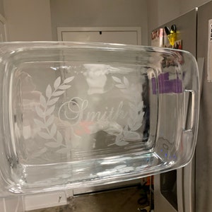 Personalized Engraved Baking Dish Custom Wedding Gift - Etsy