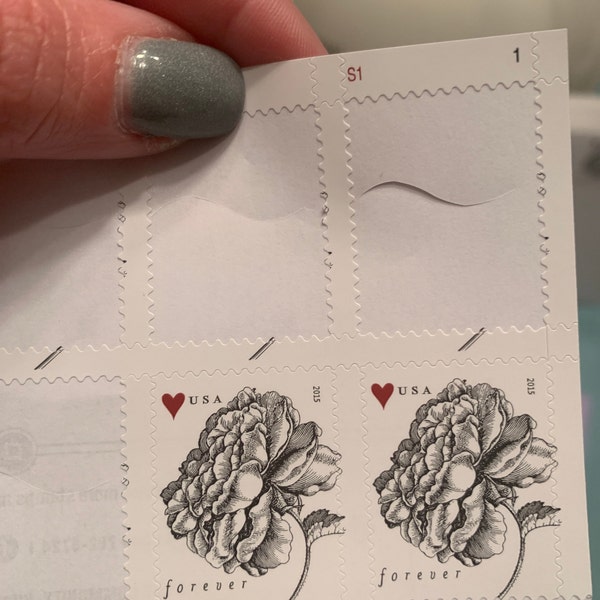 Library of Congress Unused Vintage Postage Mail Stamps US, Gold Postage ...