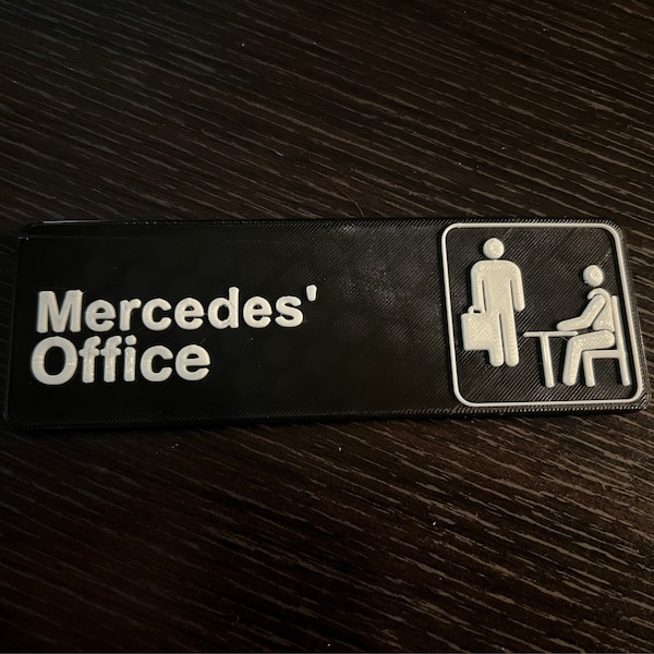 Customizable Office Door Sign - Etsy