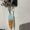 Custom Surfboard Keychain With Engraved Name - Etsy