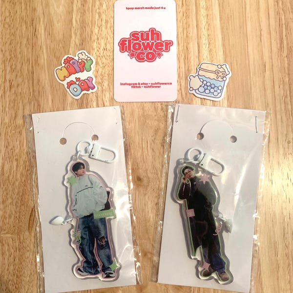 Kpop Keychain, Iconic Duo Keychain, Magnetic Keychain, Zb1 Keychain ...